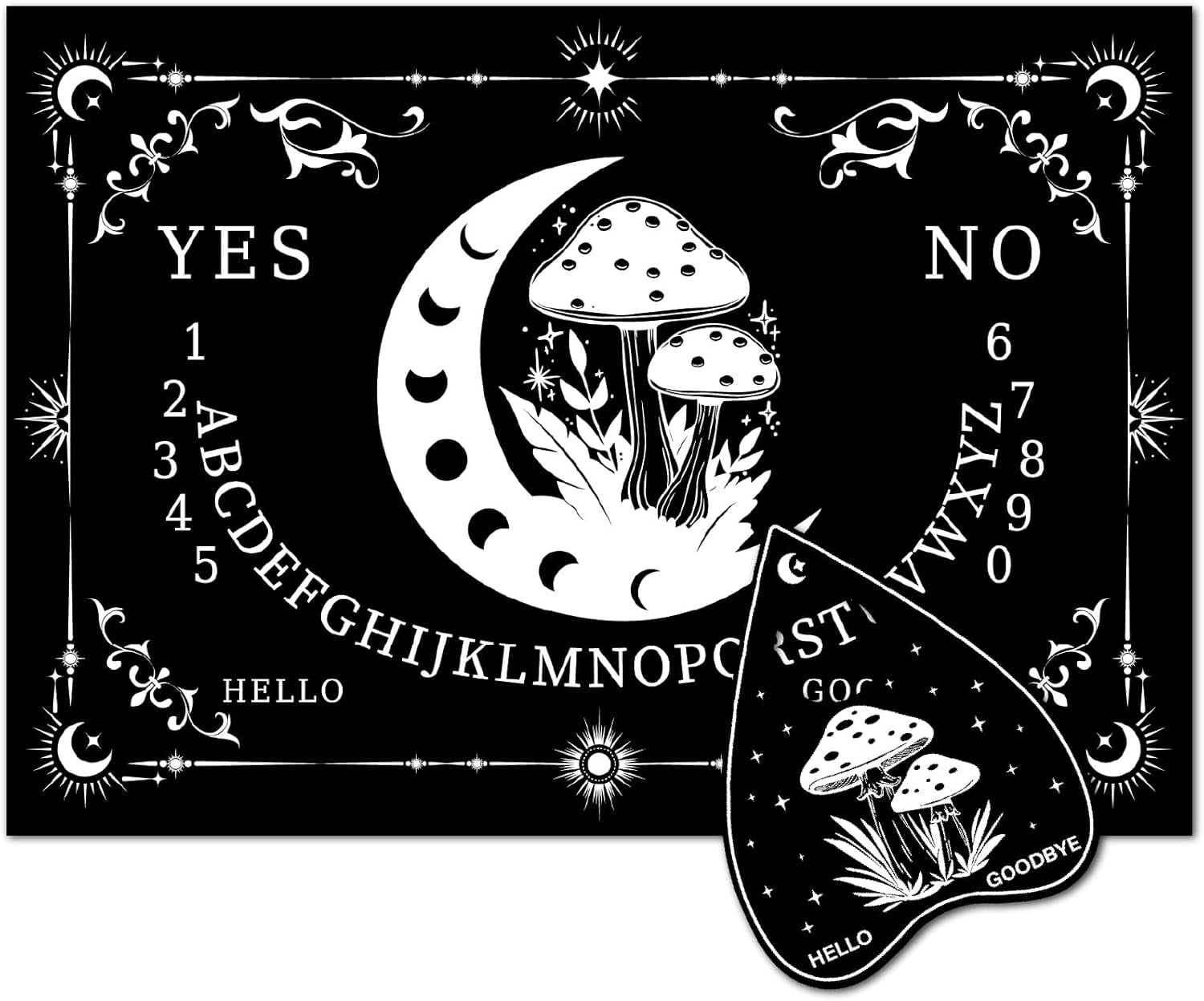 Wood Spirit Board Dowsing Divination Set with Luncheonette Metaphysical ...