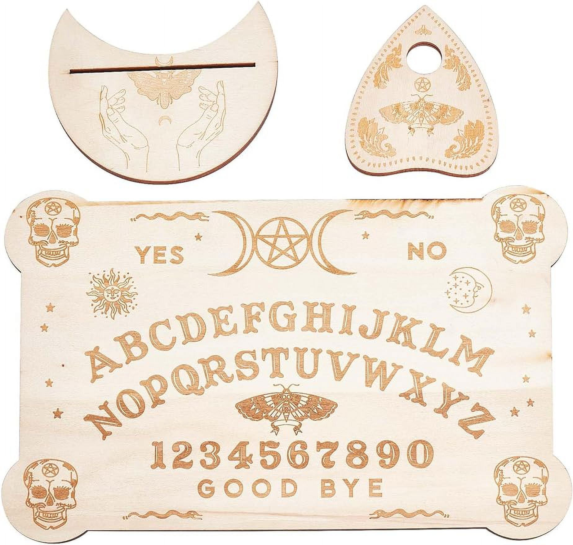 Wood Spirit Board Pendulum Board Tarot Card Stand Kit Wooden Talking ...