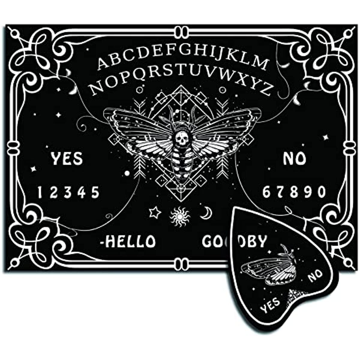 Wood Spirit Board Pendulum Board Wooden Talking Boards with Planchette ...