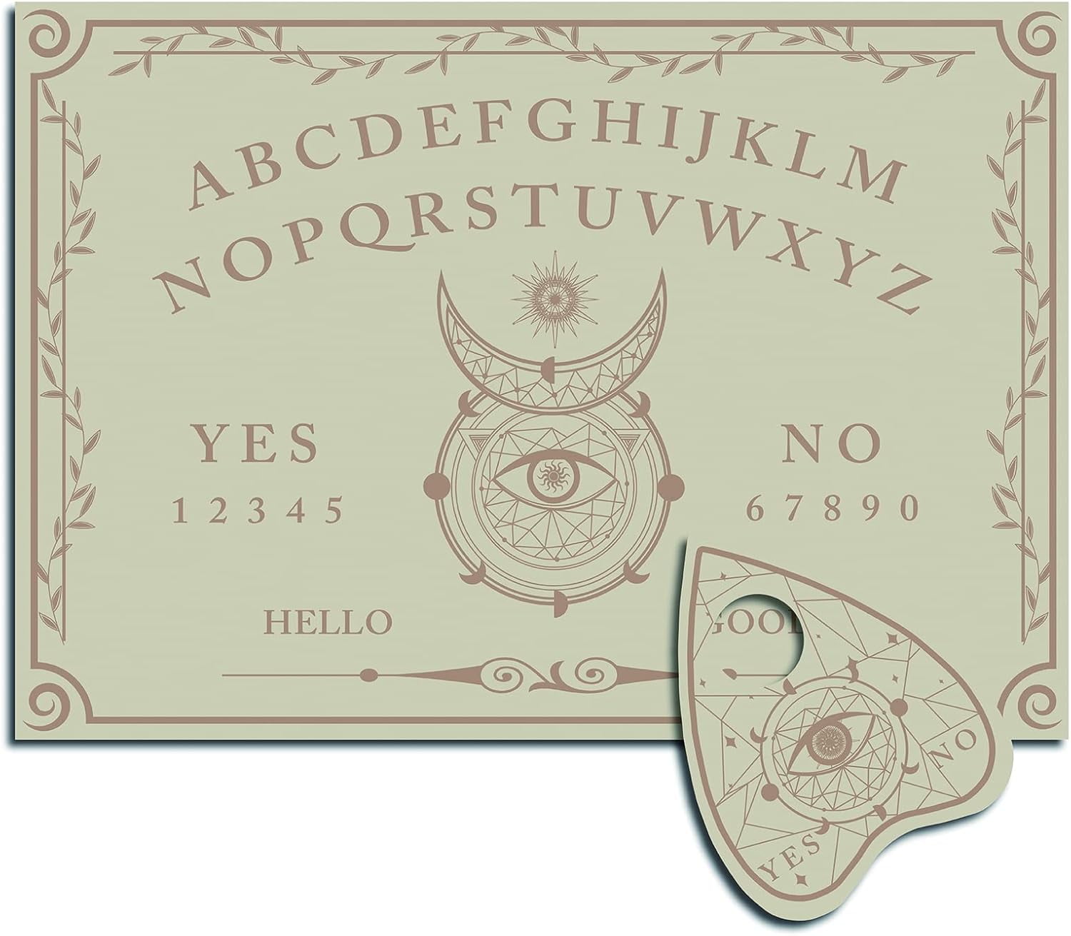 Wood Spirit Board Pendulum Board Wooden Talking Boards with Planchette ...
