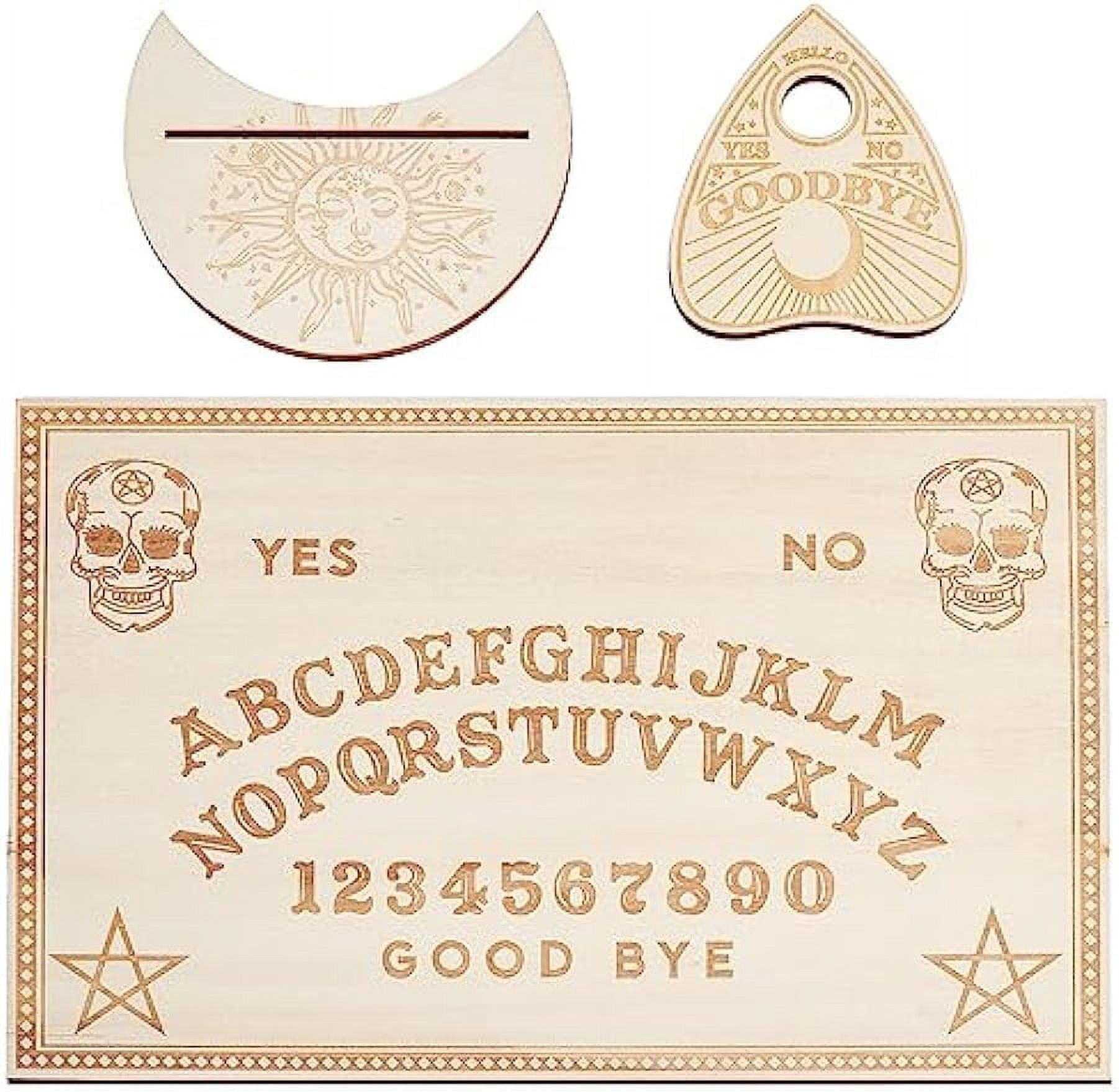 Wood Spirit Board Pendulum Board Tarot Card Stand Kit Wooden Talking ...