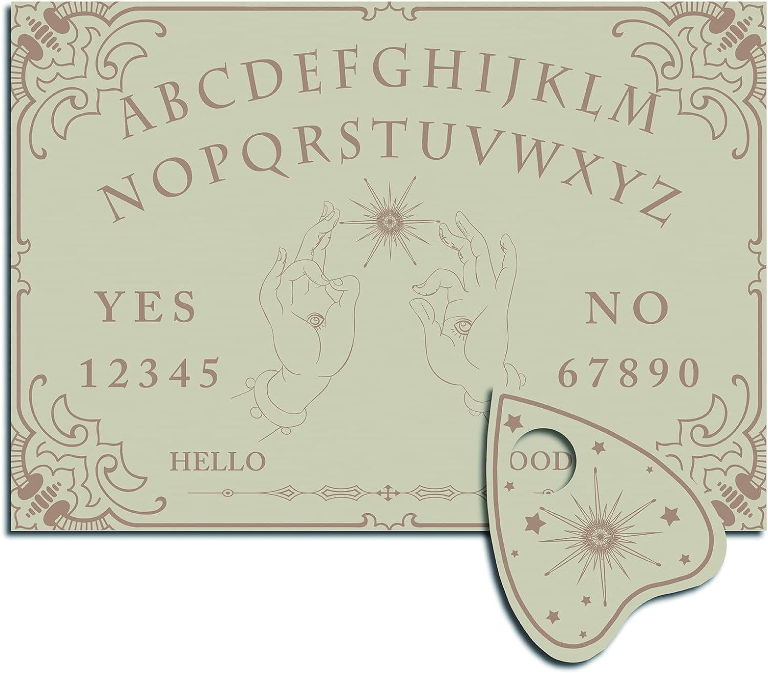 Wood Spirit Board Pendulum Board Wooden Talking Boards with Planchette ...