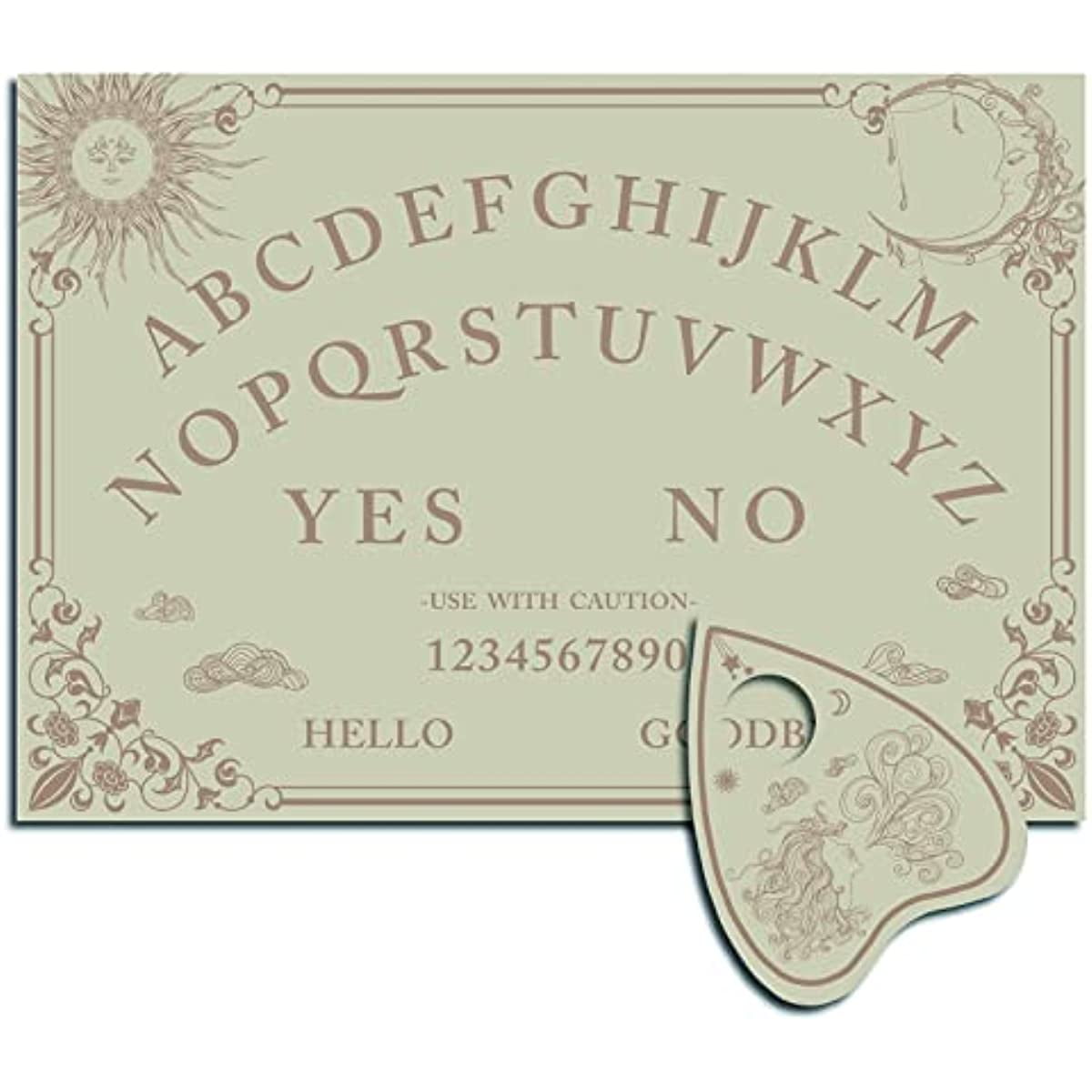 Wood Spirit Board Pendulum Board Wooden Talking Boards with Planchette ...