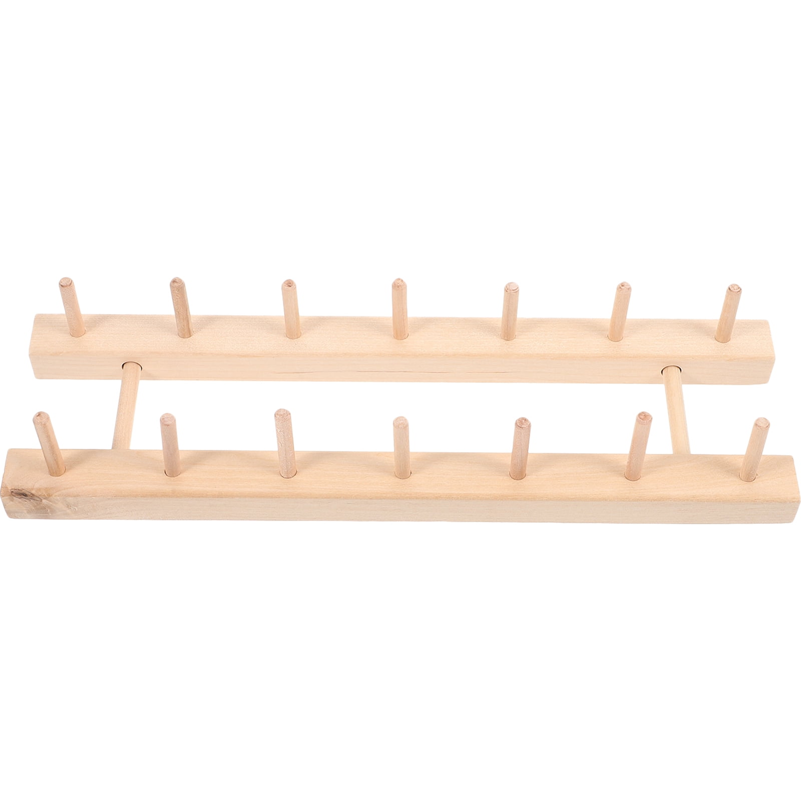 Wood Spool Frame Home Sewing Supplies Thread Organizer Wire Rack ...