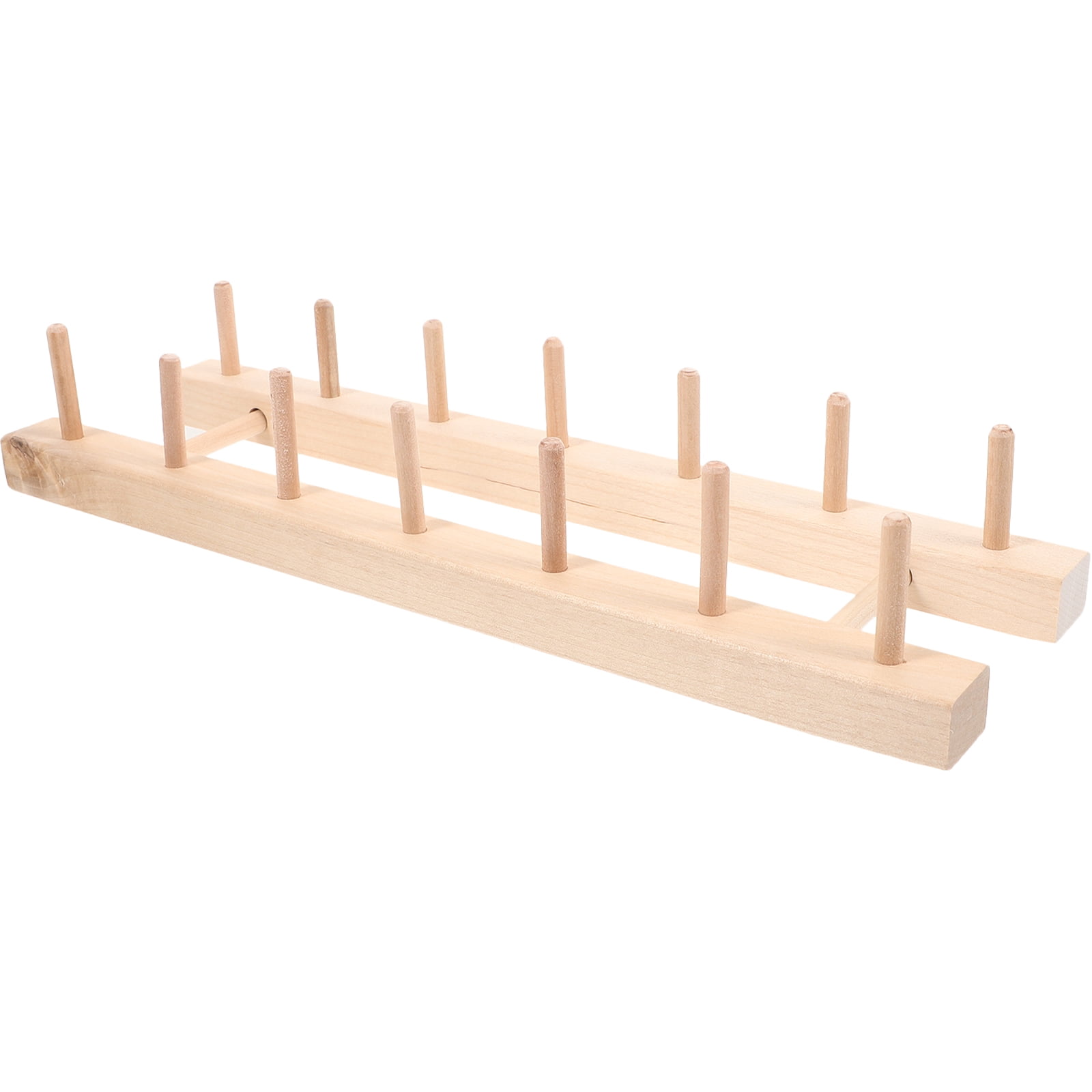 Wood Spool Frame Sewing Thread Holder Wooden for Braiding Tool ...