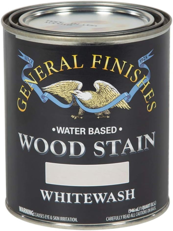Wood Stain, Water Based, 1 Quart, Whitewash - Walmart.com