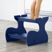 Resenkos Kids Kitchen Step Stool with Double Safety Rails -Brown, Kids ...
