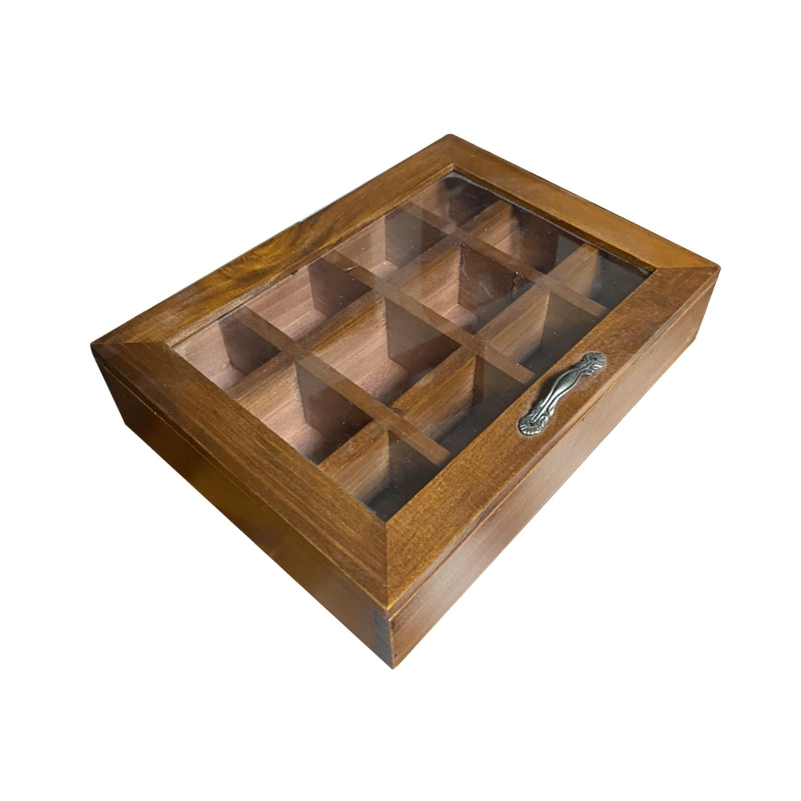 Wood Storage Cabinet Action Figures Display Shelf Home Store Use Tea ...