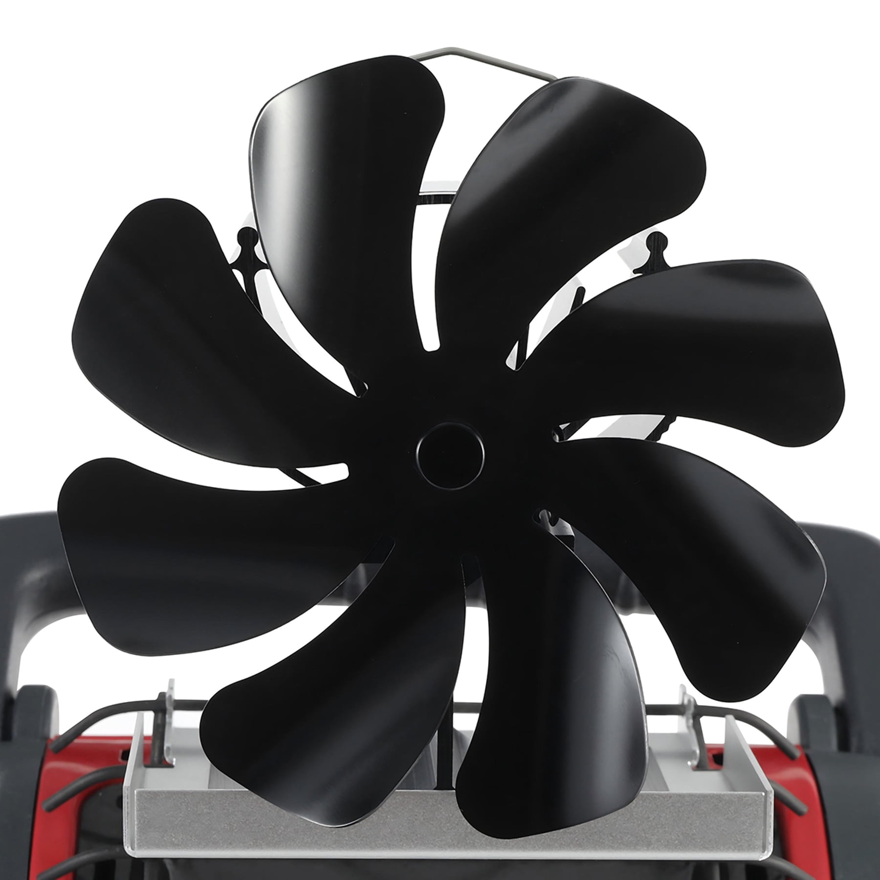 Eco-Friendly Thermal Burn Blower, Non-Electric Wood Stove Fan with 4 ...