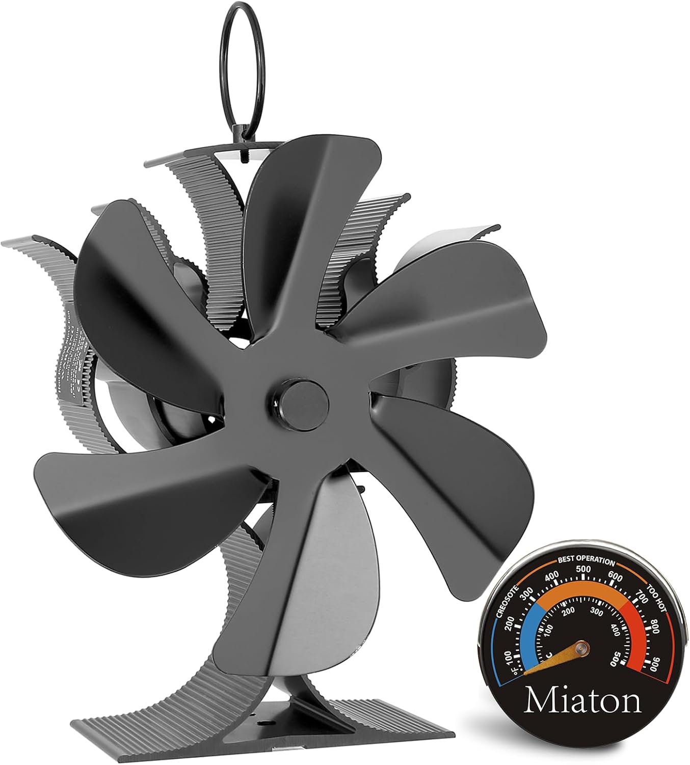 Wood Stove Fan Heat Powered | Non Electric Heat Activated Fan for Wood ...