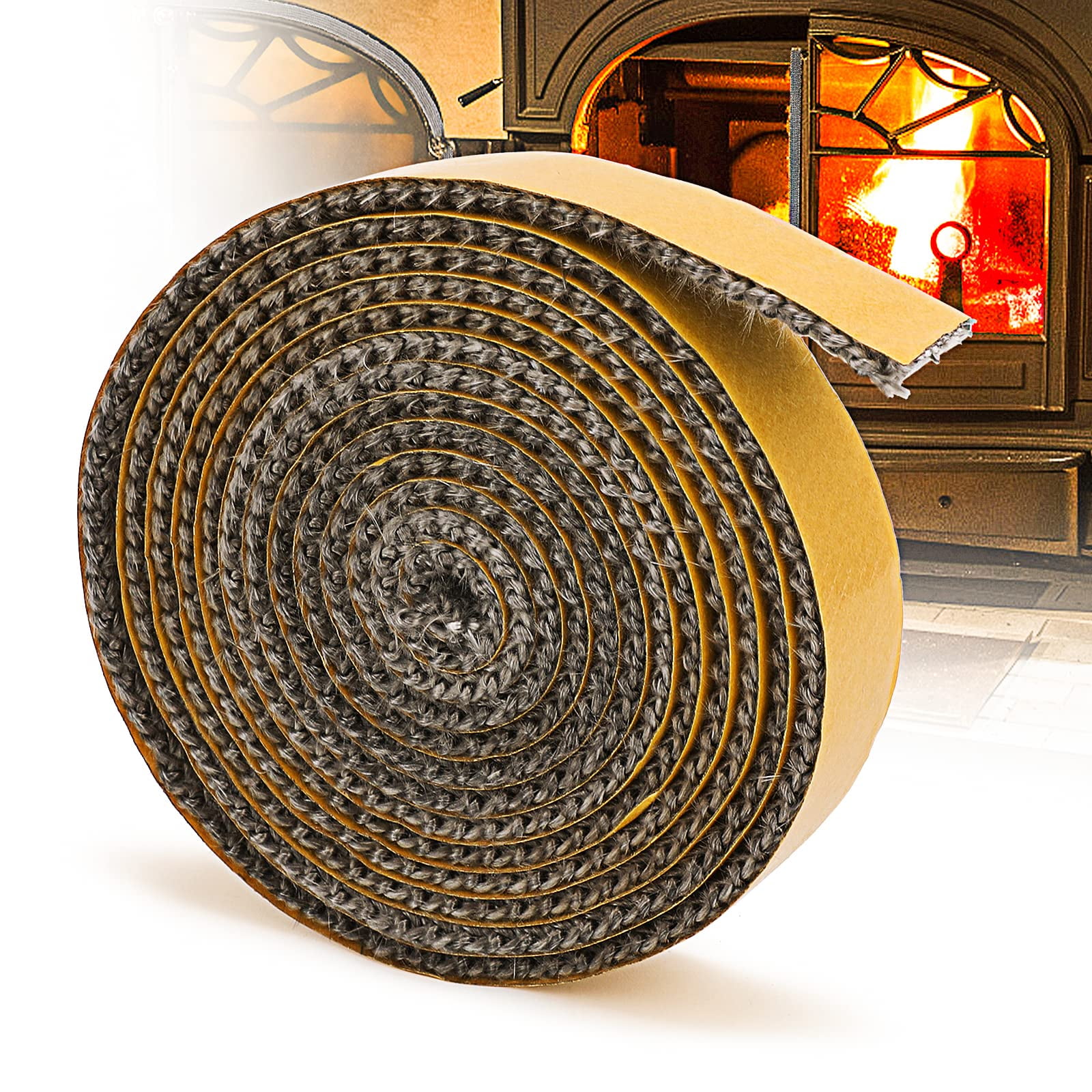 Wood Stove Gasket Kit for Woodburning Stoves, Flat Wood Stove Gasket ...