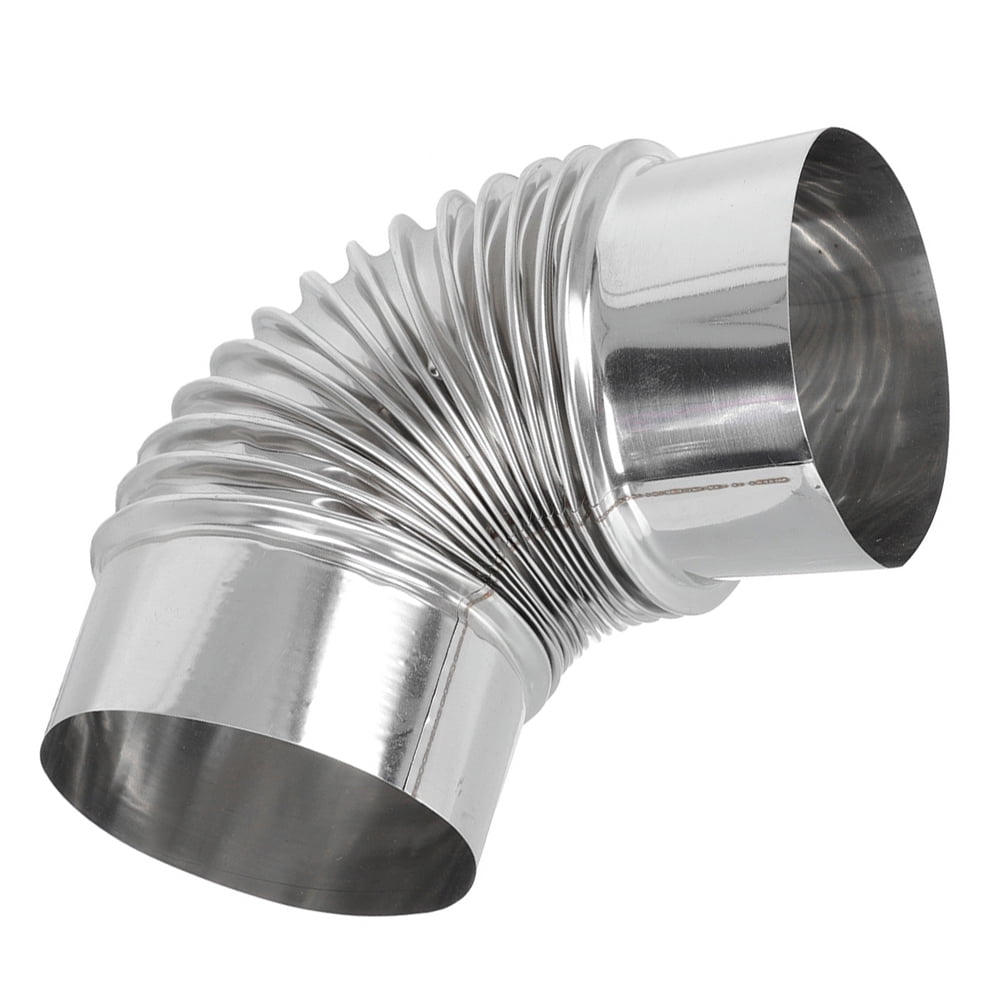 Wood Stove Pipe Chimney Elbow Rustproof Stainless Steel Heating Stove ...