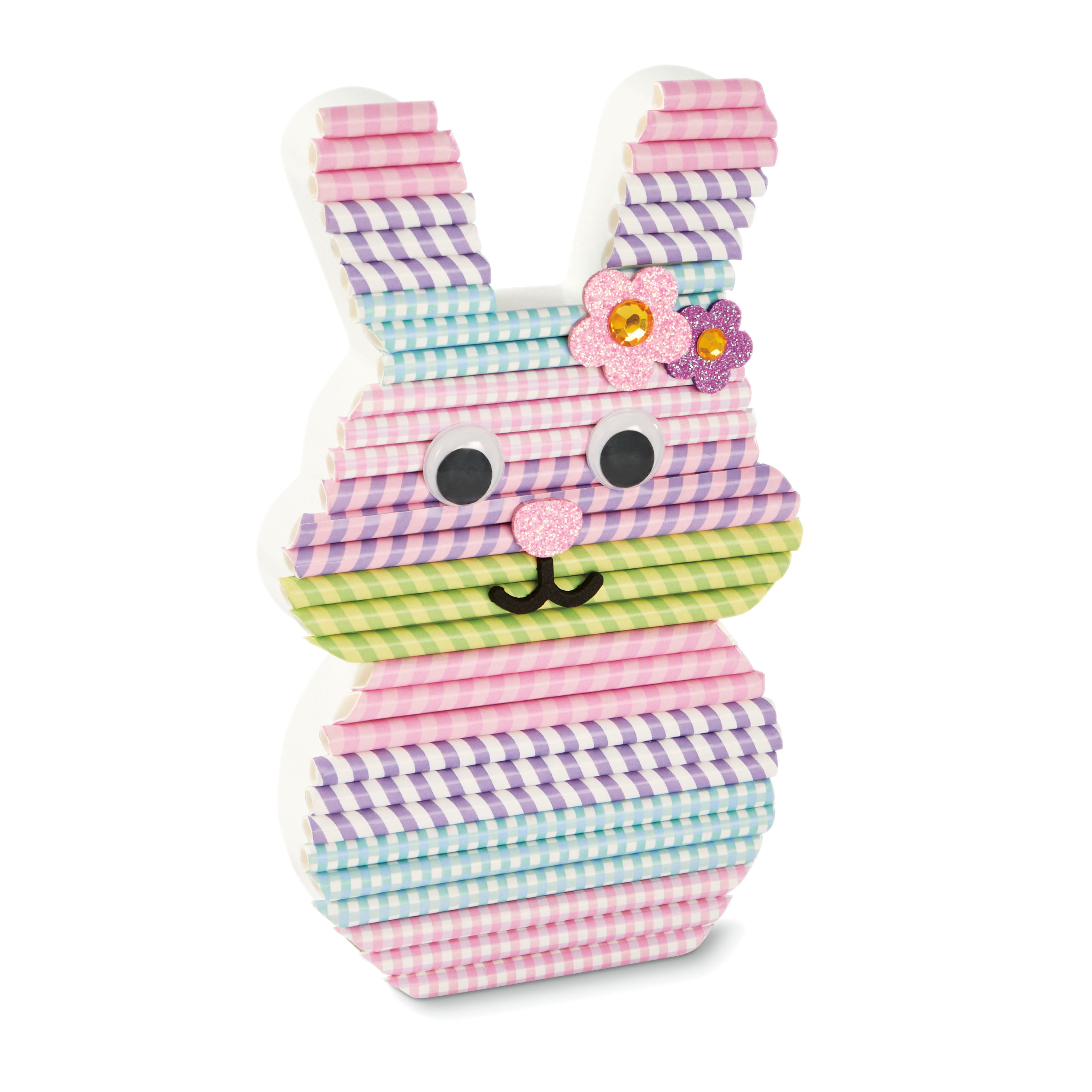 Wood & Straw Bunny Craft Kit by Creatology™ - Easter Basket - Walmart.com
