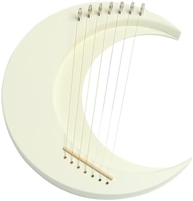 Wood String Instrument Lyre Harps with Tunning Wrench Interactive Moon ...