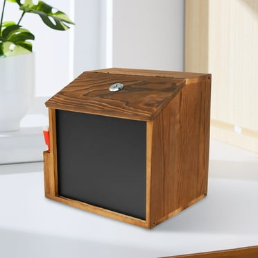 Safco, SAF4237NA, Bamboo Suggestion Box, 1 Each, Natural - Walmart.com