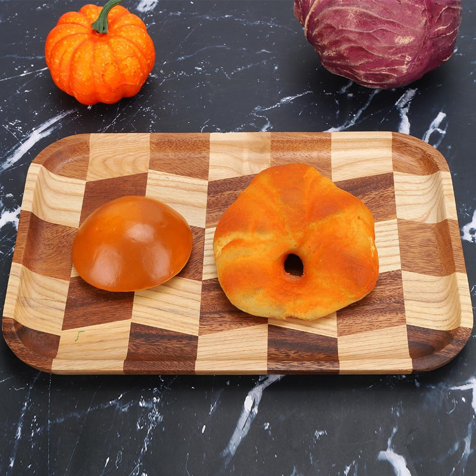 Wood Sushi Serving Tray Plate Japanese Style Tableware Home Restaurant ...