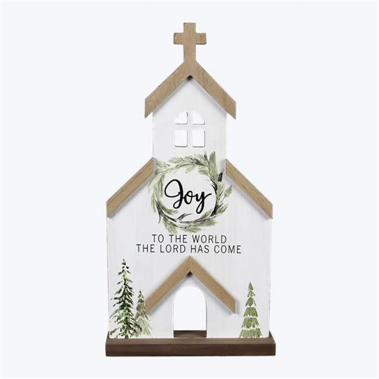 Wood Tabletop Christmas Church Sign - Walmart.com
