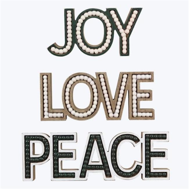 Wood Tabletop Christmas Word Signs, Assorted Color - 3 Piece - Walmart.com