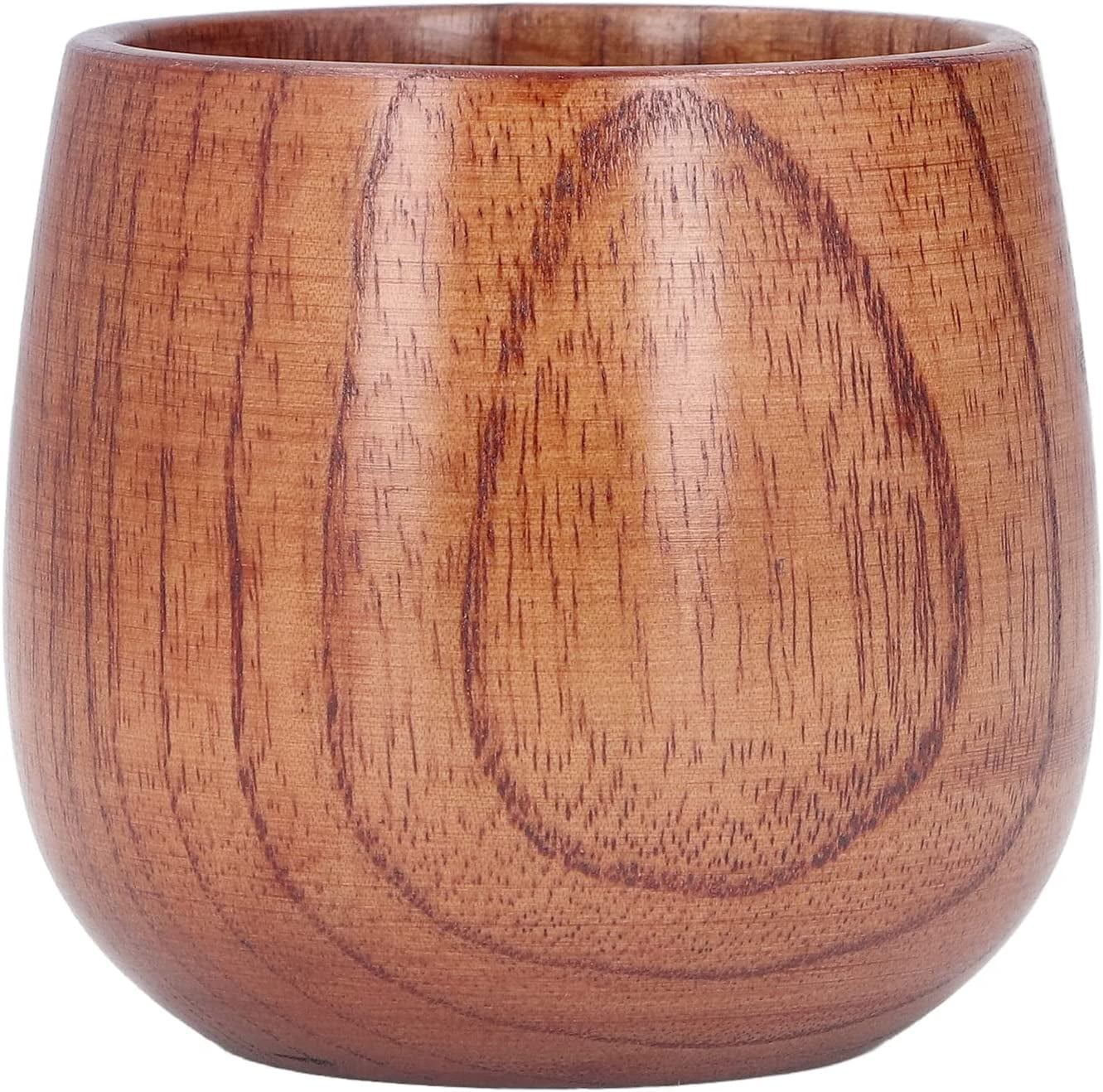 Wood Tea Cup, Wooden Japanese Water Teacup Natural Japanese Coffee Mug ...