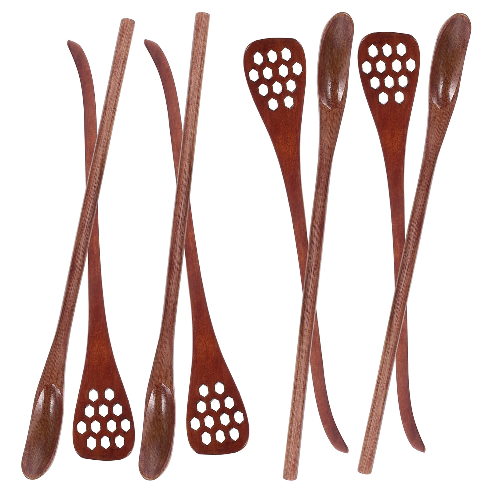 Wood Tea Stir Sticks Beverage Mixing Spoon Honey Stirring Spoons for ...