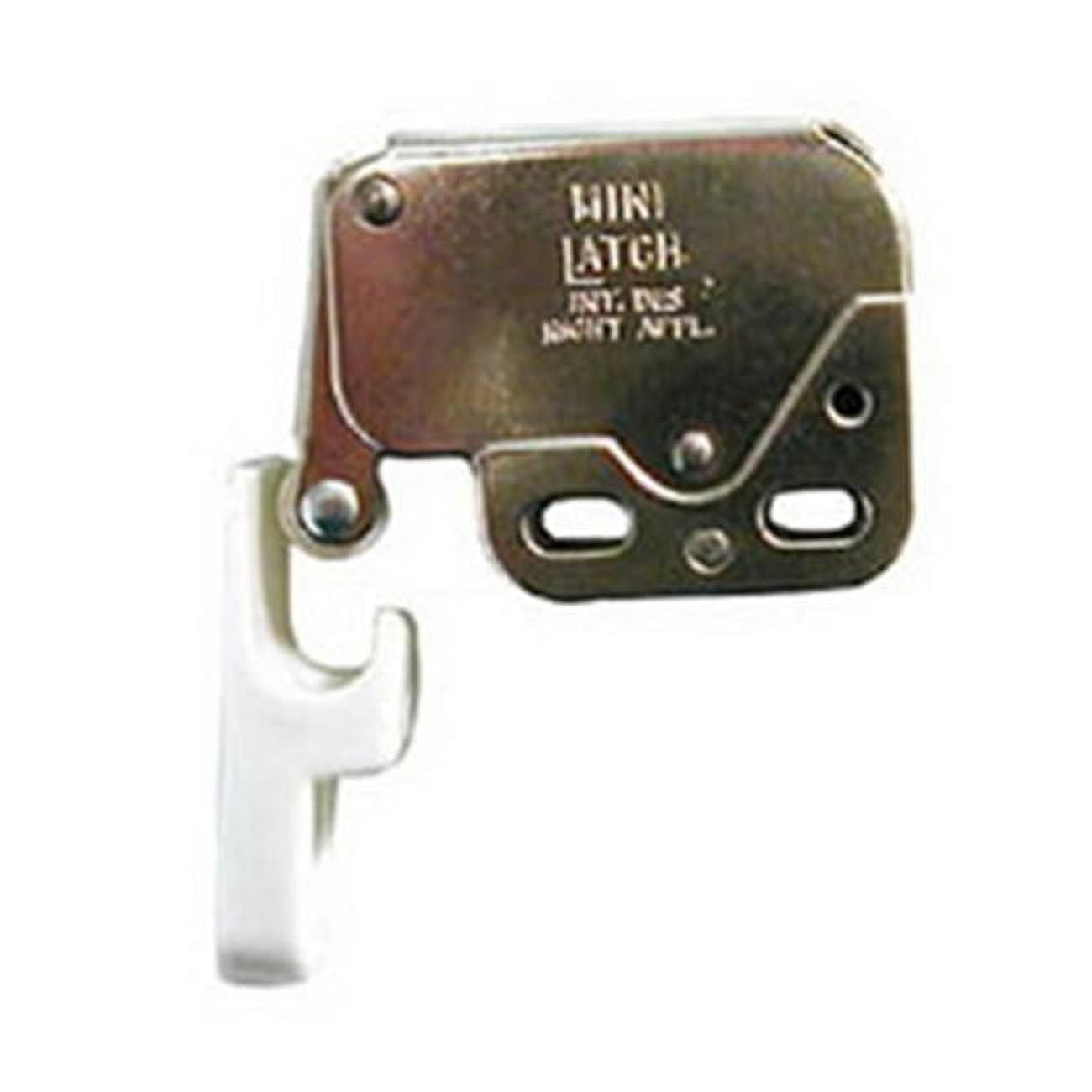 Wood Technology WT1001 Mechanical Mini-Touch Latch, White & Brown ...