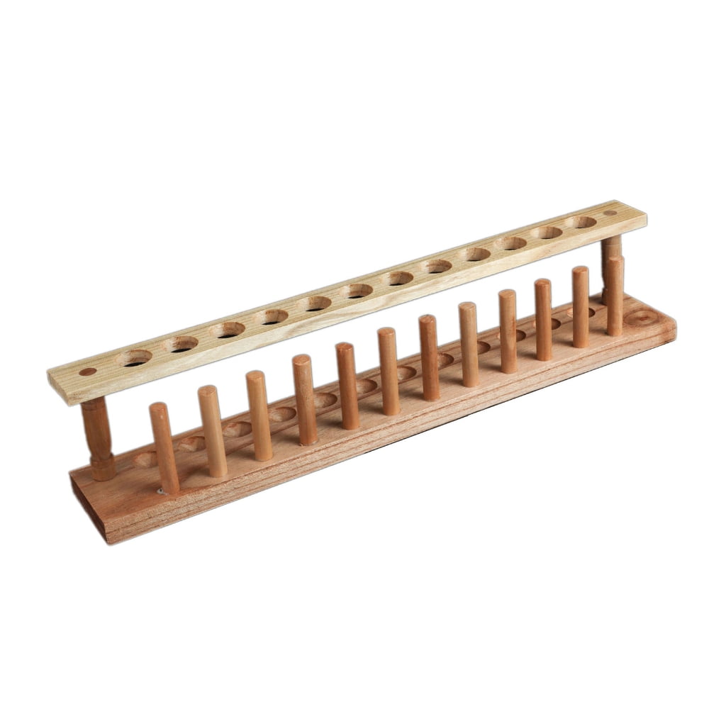 Wood Test Tube Rack 22mm Centrifuge Tube Organizers For Dropper ...