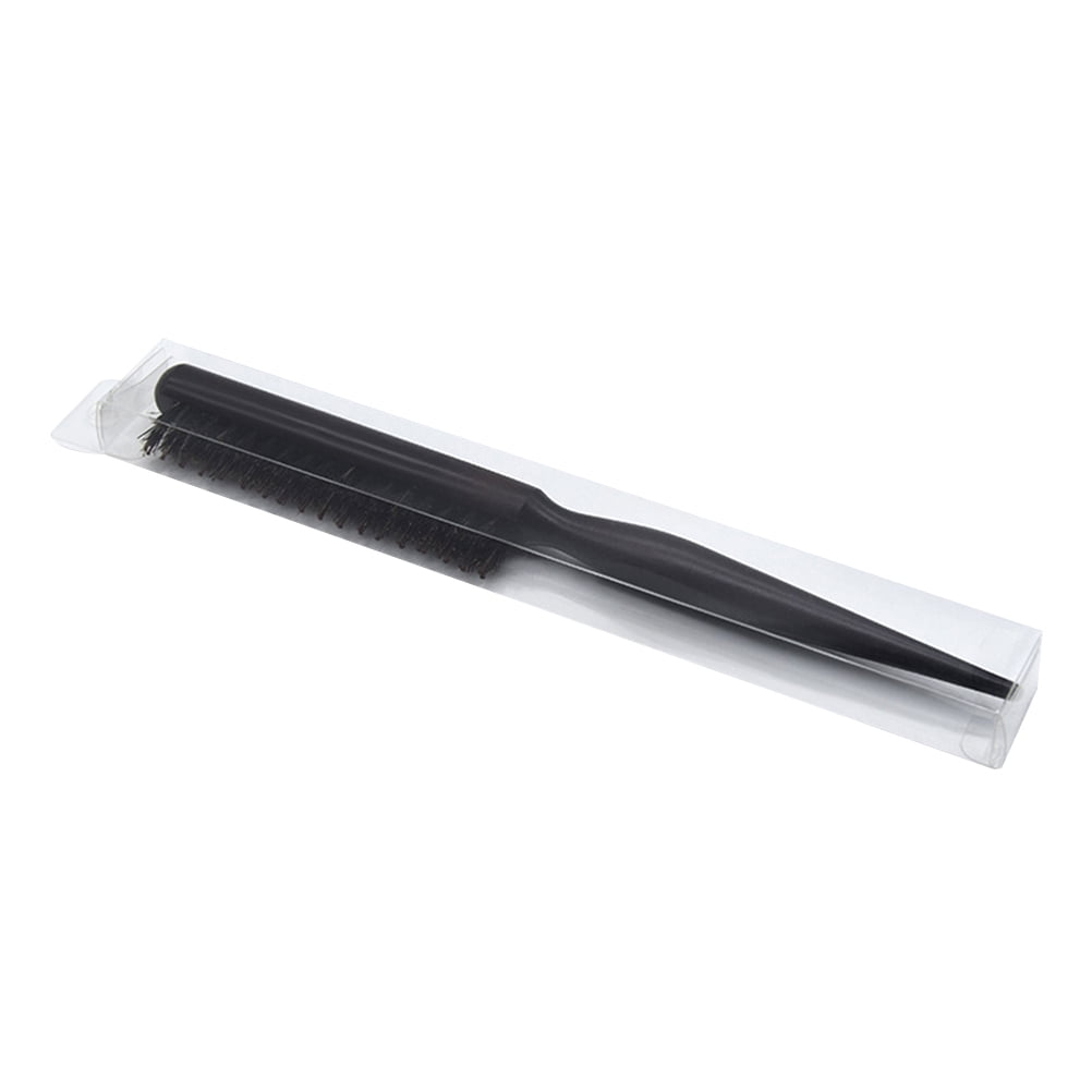 Wood Three Row Comb Natural Boar Bristle Hair Comb Hair Styling Tools ...