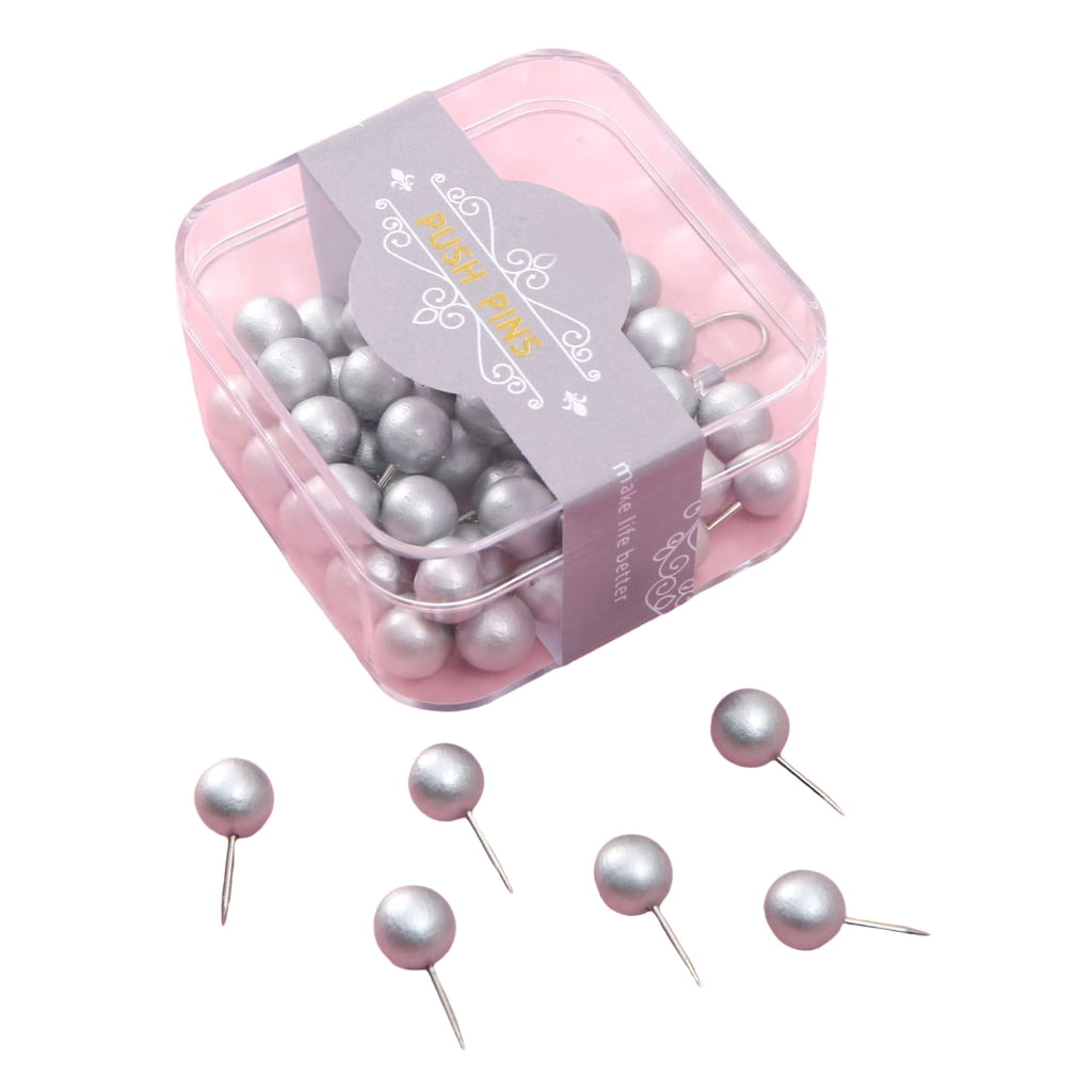 Wood Thumbtacks Natural Wood Pins Simple Designs Wood Pins set for Cork ...