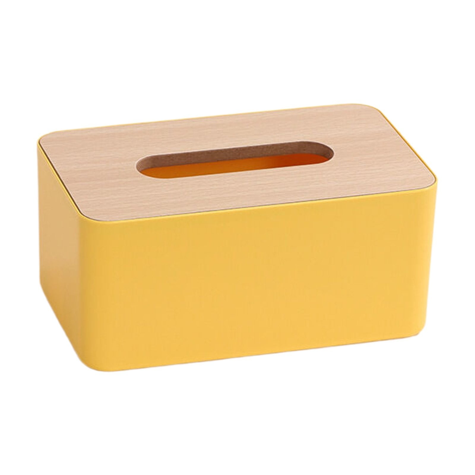 Wood Tissue Box Cover for Disposable Paper Facial Tissues Wooden ...