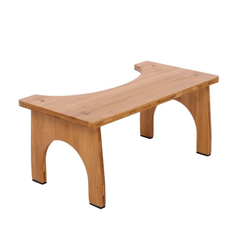 Wood Toilet Stool Squat Bamboo Bathroom Poop Stool Potty Squatting ...