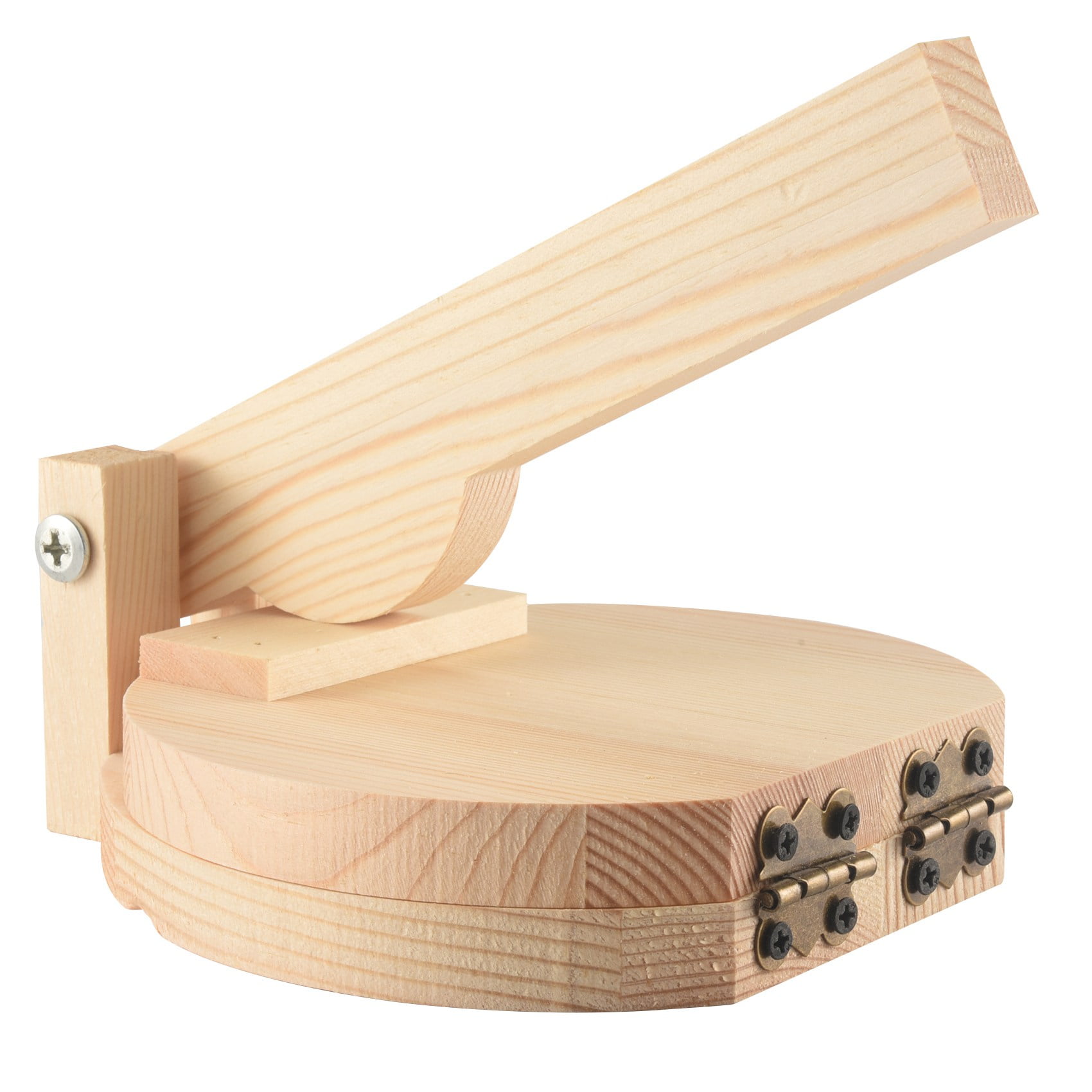Wood Tortilla Press Dumpling Skin Maker Presser Chapati Roti Taco Corn ...