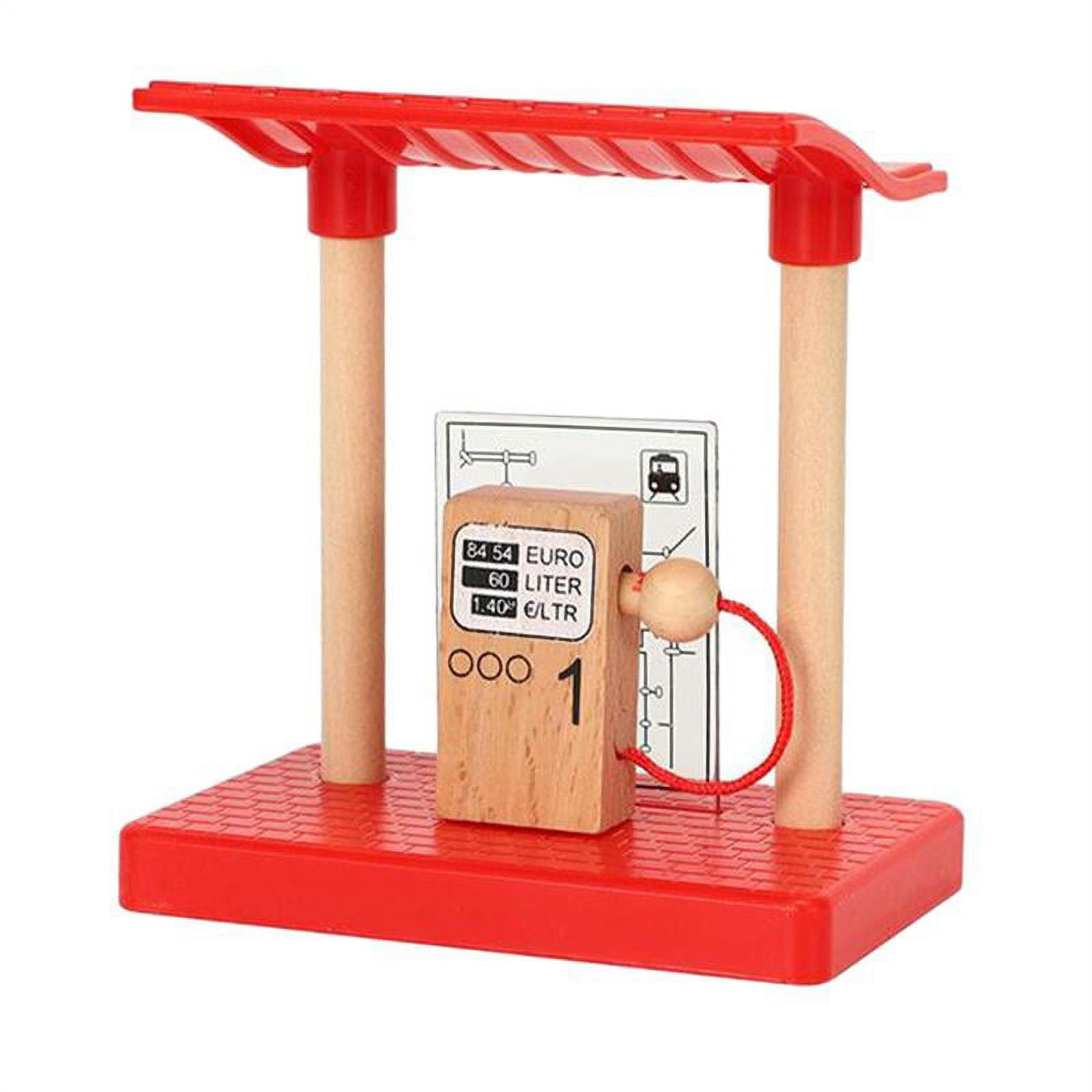 Wood Train Station Platform Gas Station Accessories Building Railway ...