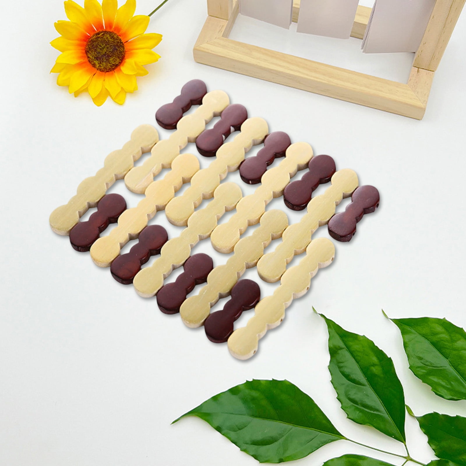 Wood Trash Can Yellow | Wooden Waste Basket with Pressure Ring | Large ...