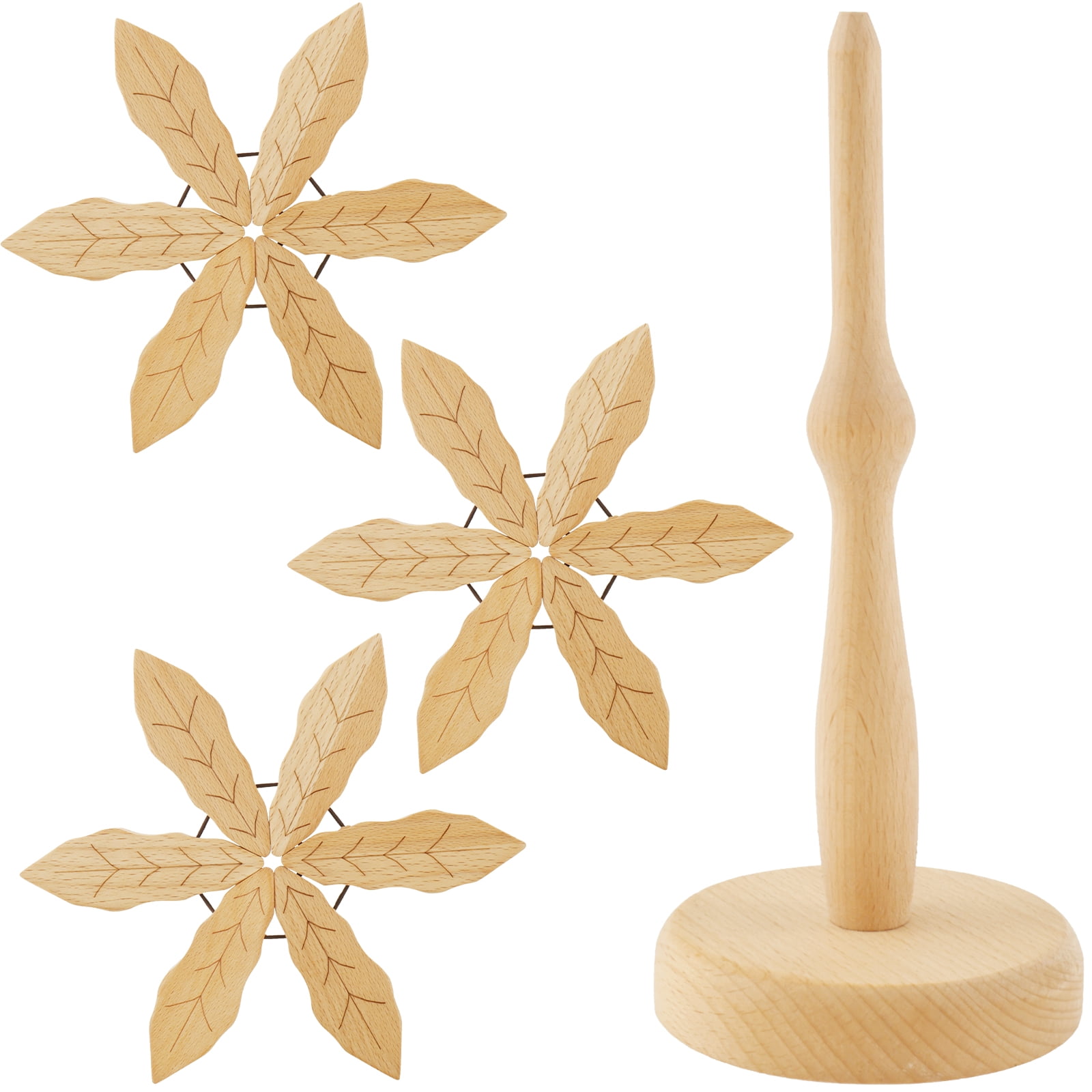 Wood Tree Shape Trivet Heat Resistant Mat Safe Wood Trivets Table Mat ...