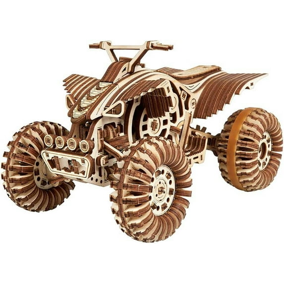 Wood Trick Cross Quad Bike 3D Wooden Puzzles for Adults and Kids to ...