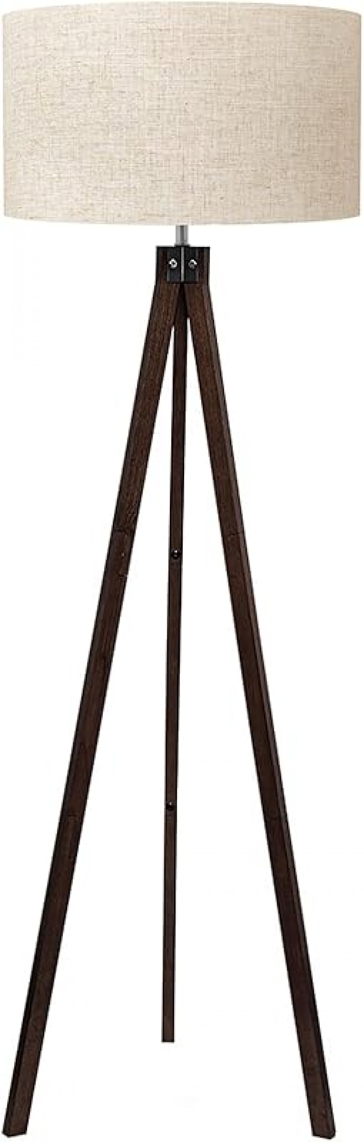 Wood Tripod Floor Lamp, Mid Century Standing Lamp, Modern Design ...