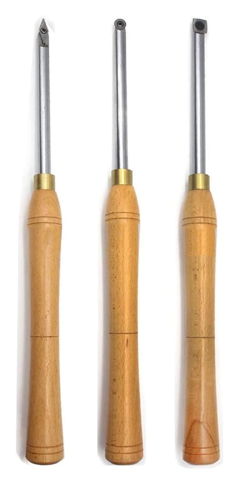 Wood Turning Tool, Carbide Tipped Working Lathe Tools Combo Set Include ...