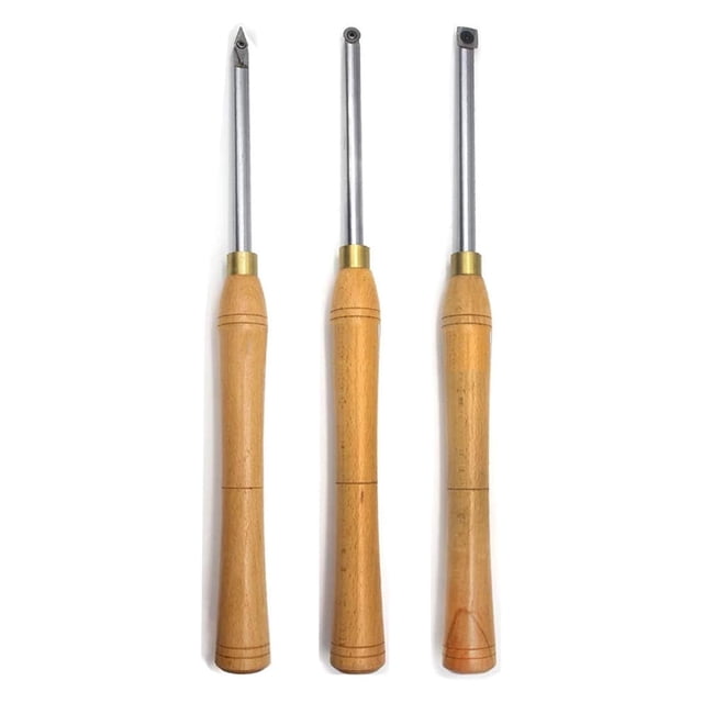 Wood Turning Tool, Carbide Tipped Working Lathe Tools Combo Set Include ...