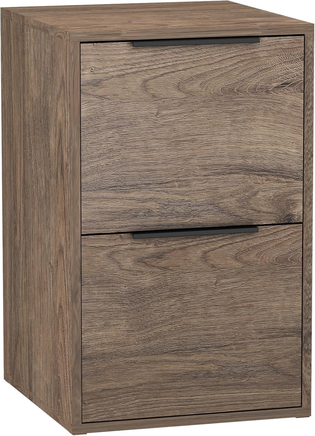 Wood Two Drawer File Cabinet, Vertical Wood Filing Cabinet, 2 Drawer ...