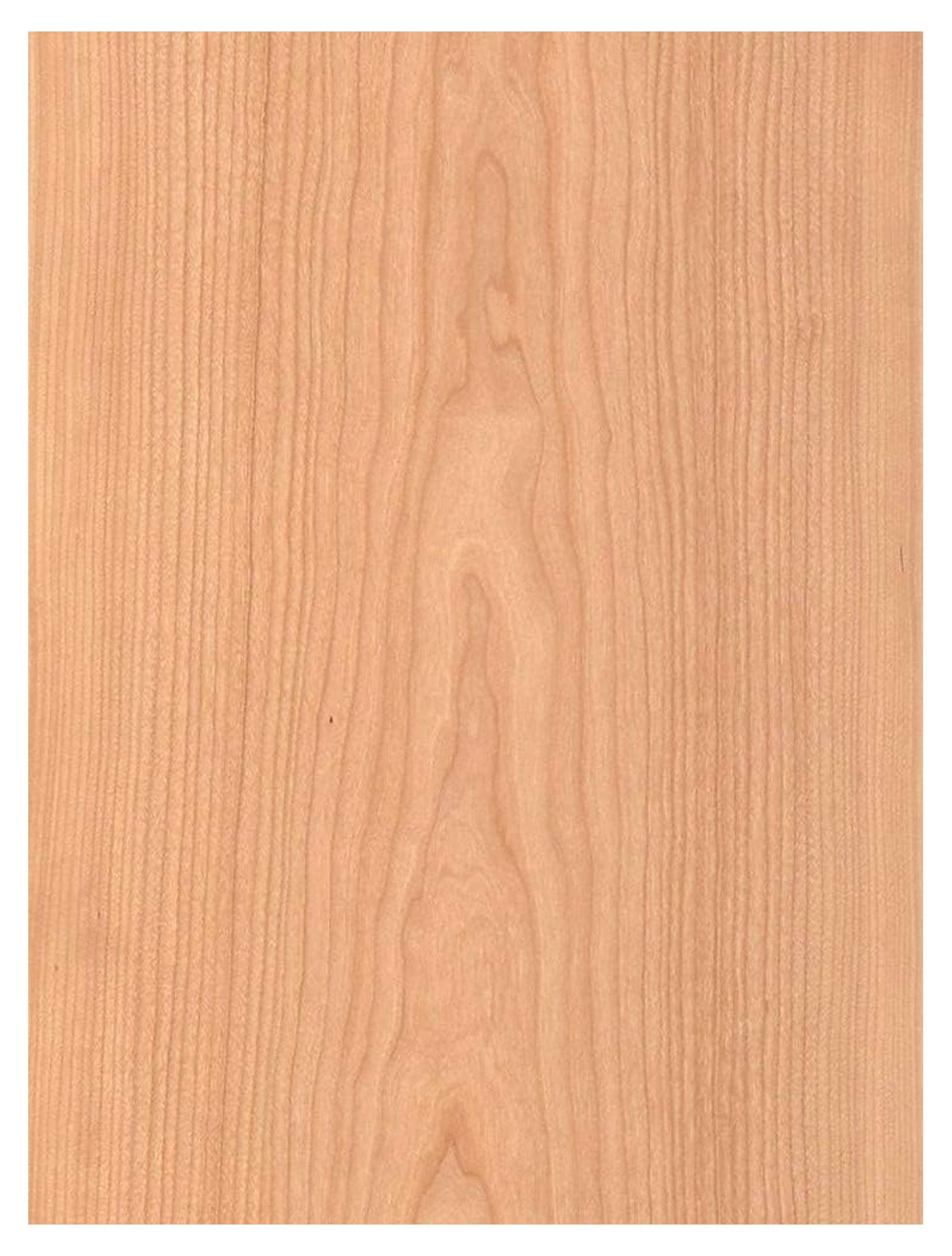 Wood Veneer, Cherry, Flat Cut, 2 x 8, 10 mil Paper Backer - Walmart.com
