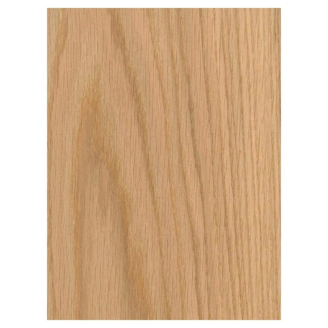 Wood Veneer, Oak, Red Flat Cut, 2 x 8, 10 mil Paper Backer - Walmart.com