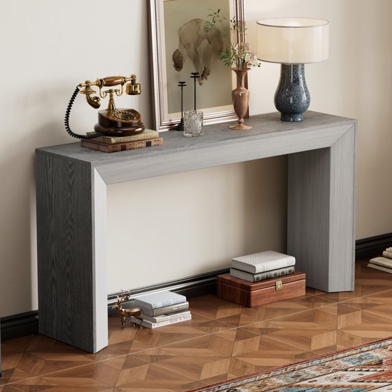Unique Fireplace Look, Solid Construction - Console Table to Enhance ...