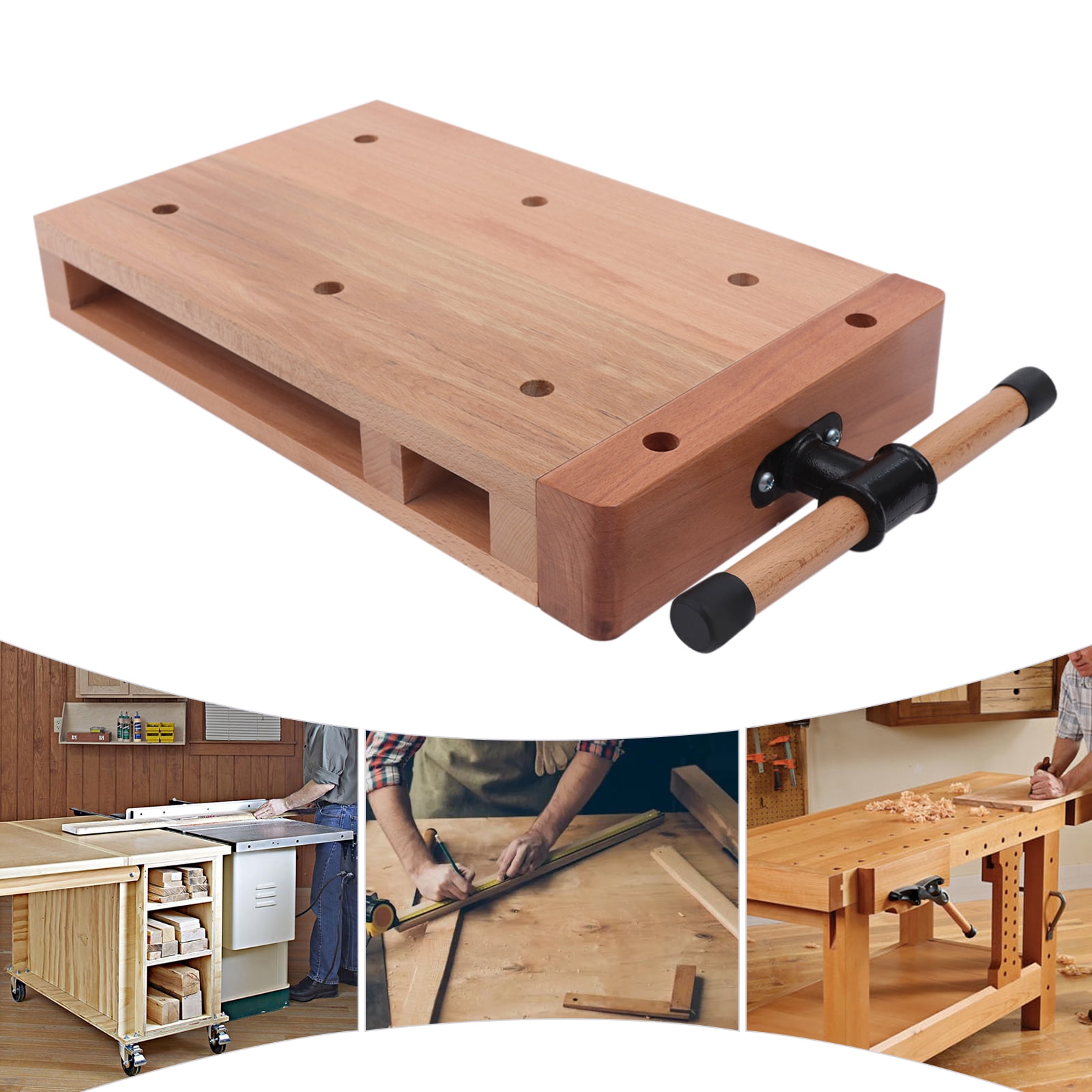 Wood Vise Workbench Desktop Woodworking Vise Portable Smart Vice with ...
