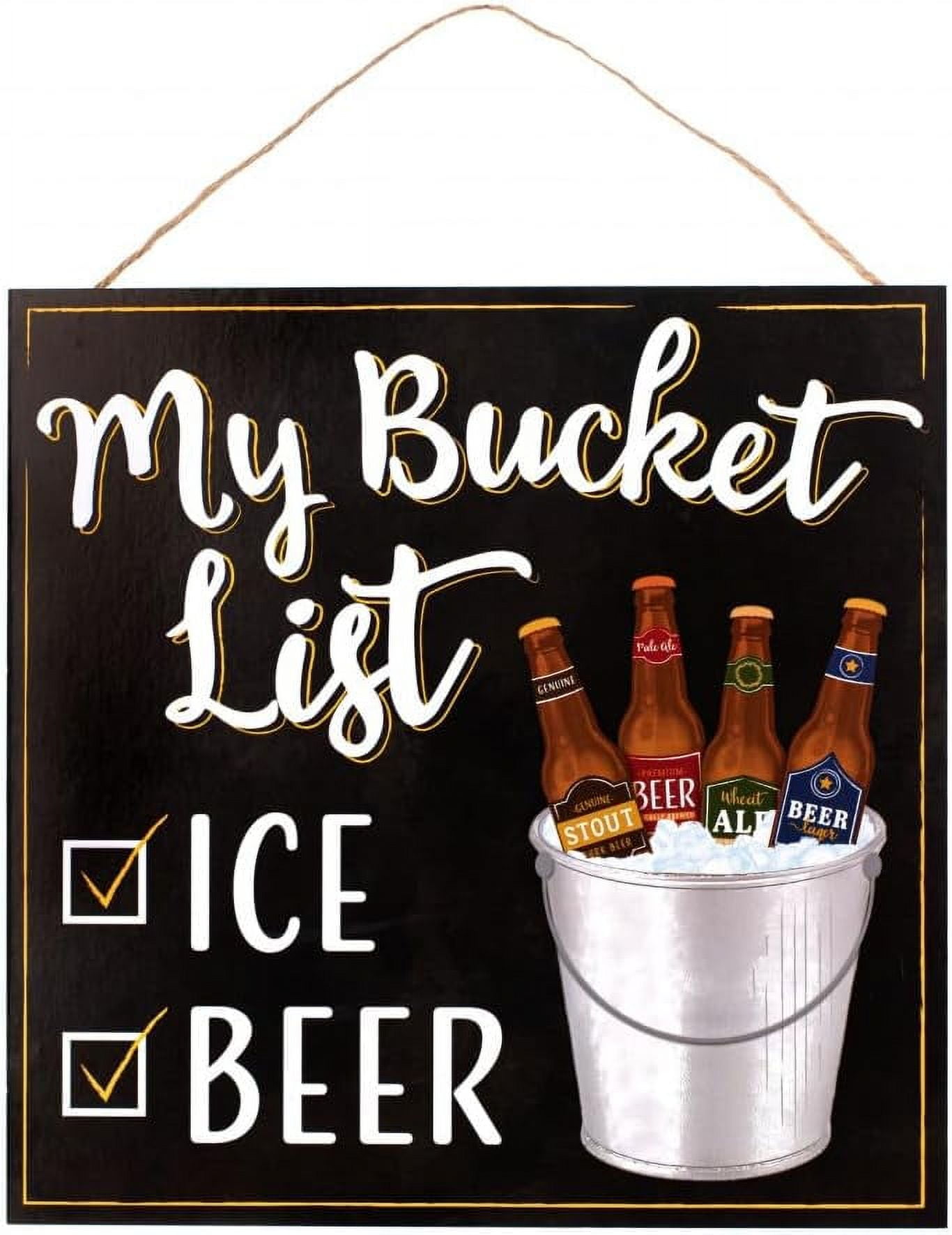 Wood Wall Art Bathroom Beer Bucket List Farmhouse Entryway Sign Rustic ... Wood Wall Art Bathroom Beer Bucket List Farmhouse Entryway Sign Rustic ...