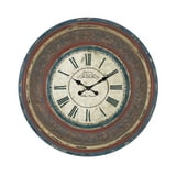 Wood Wall Clock With Large Roman Numerals - Walmart.com