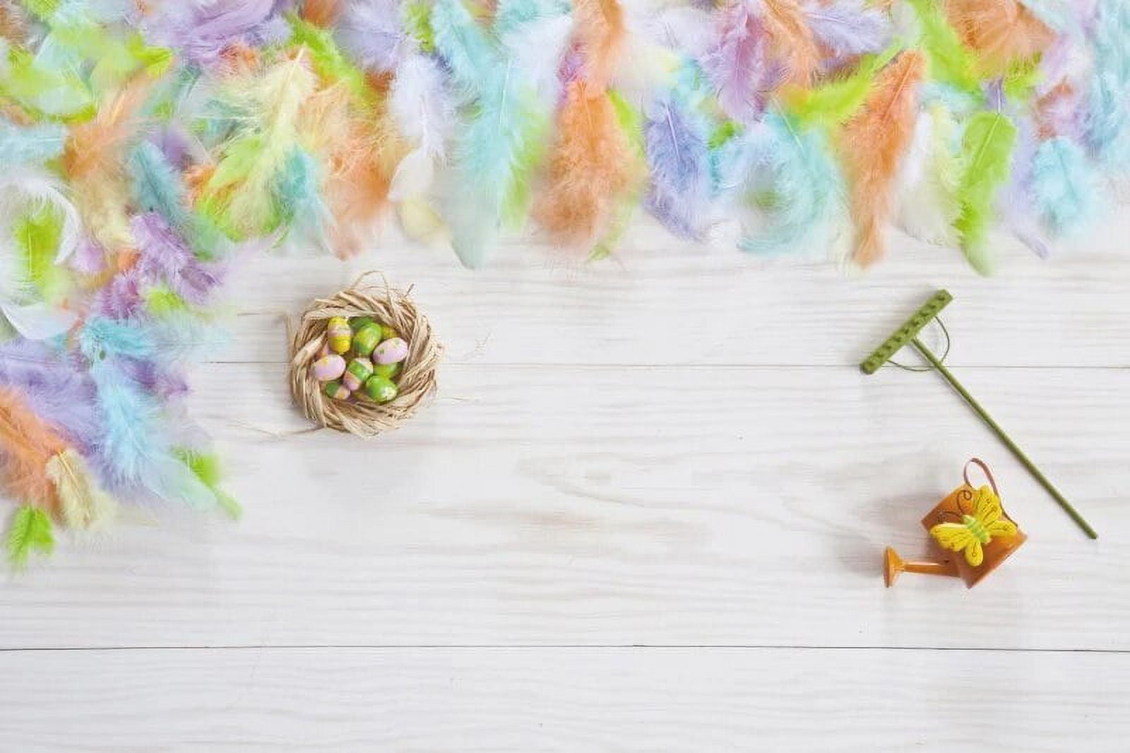 Wood Wall House Light Haystack Broken Shell Easter Eggs Rabbit ...