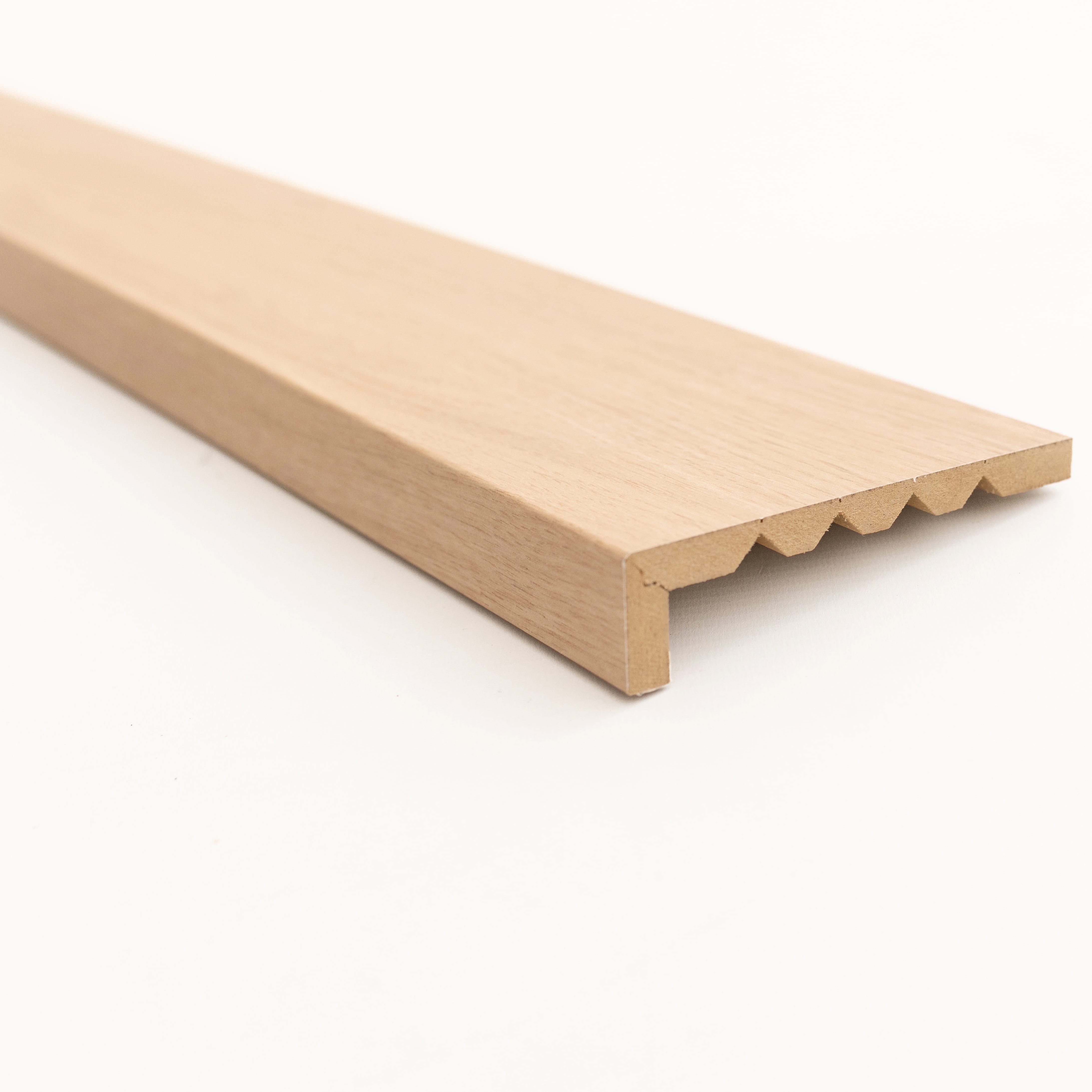 Wood Wall Slat Cover Molding (Accessory) - 94.5" (Pepper Oak) - Walmart.com