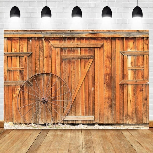 Wood Wall Wooden Door Wheel Portrait Photography Background Photozone ...