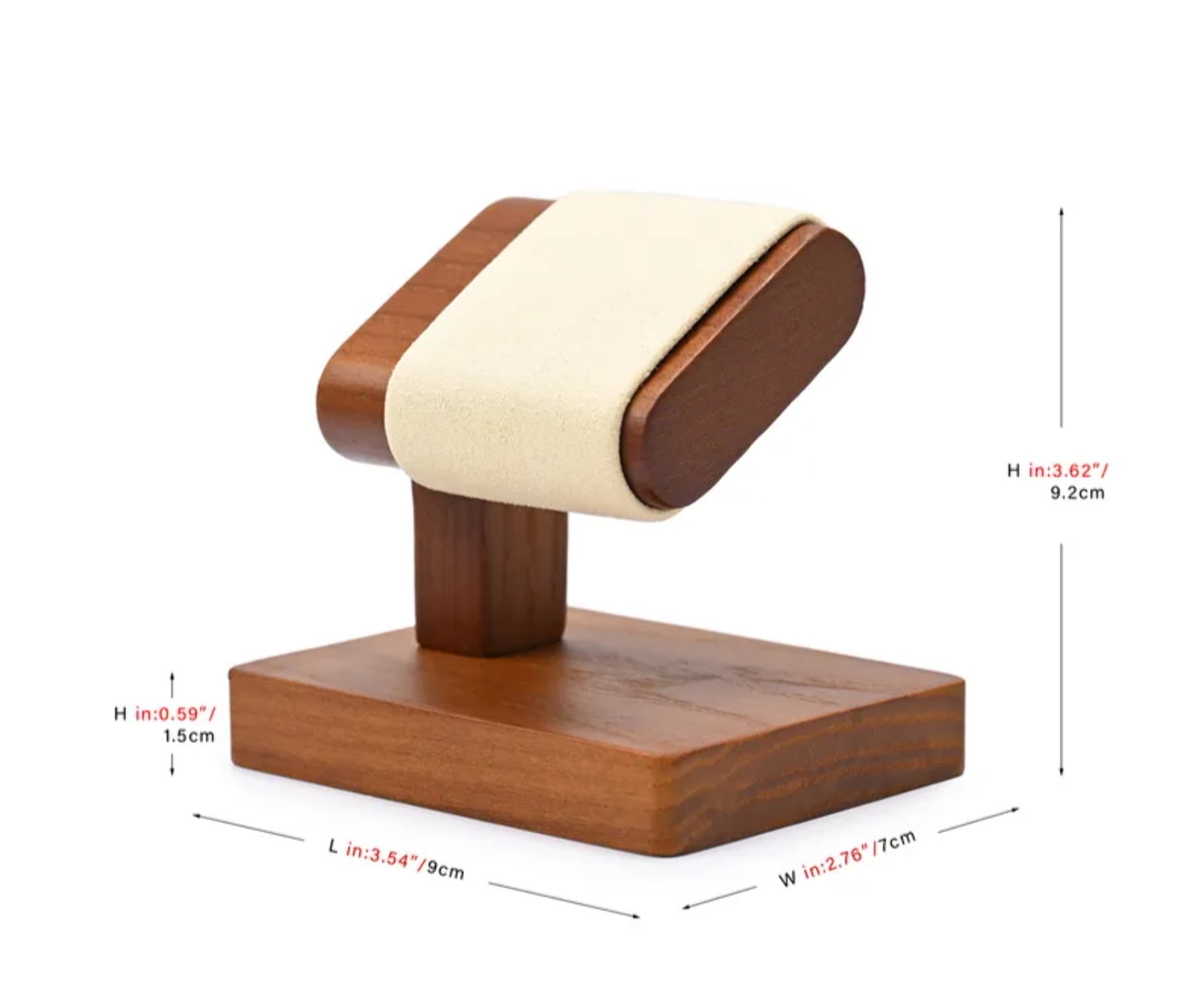 Wood Watch Jewelry Display Stand for Wrist Watch Stroage Rack Bracelet ...