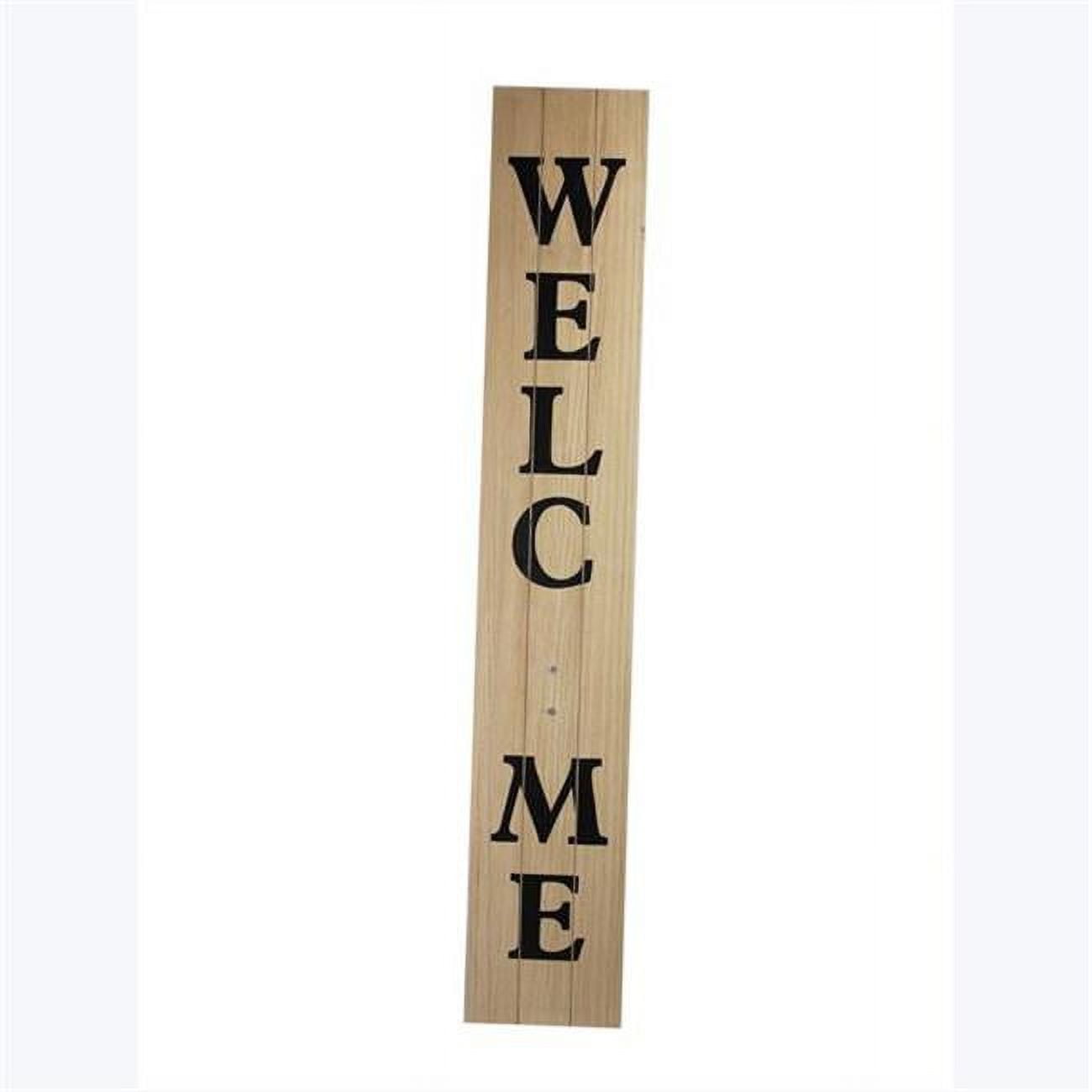 Wood Welcome Door Leaner Sign with 6 Interchangeable Magnetic Signs ...